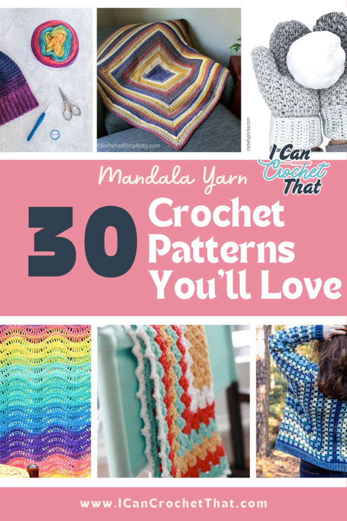 30+ Stunning Mandala Yarn Crochet Patterns You'll Love to Make