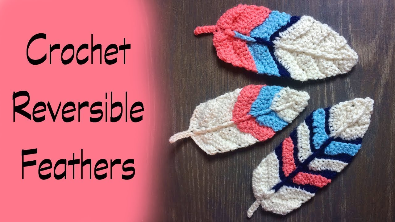 10 Beautiful Crochet Feather Patterns; Use Up That Yarn Stash!