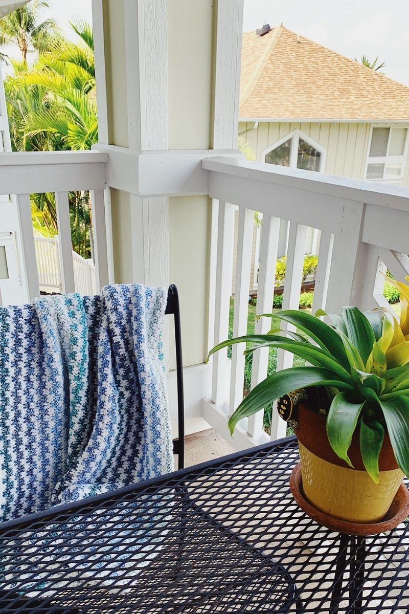 The Lanai Blanket - A Beautifully Textured Crochet Blanket Pattern