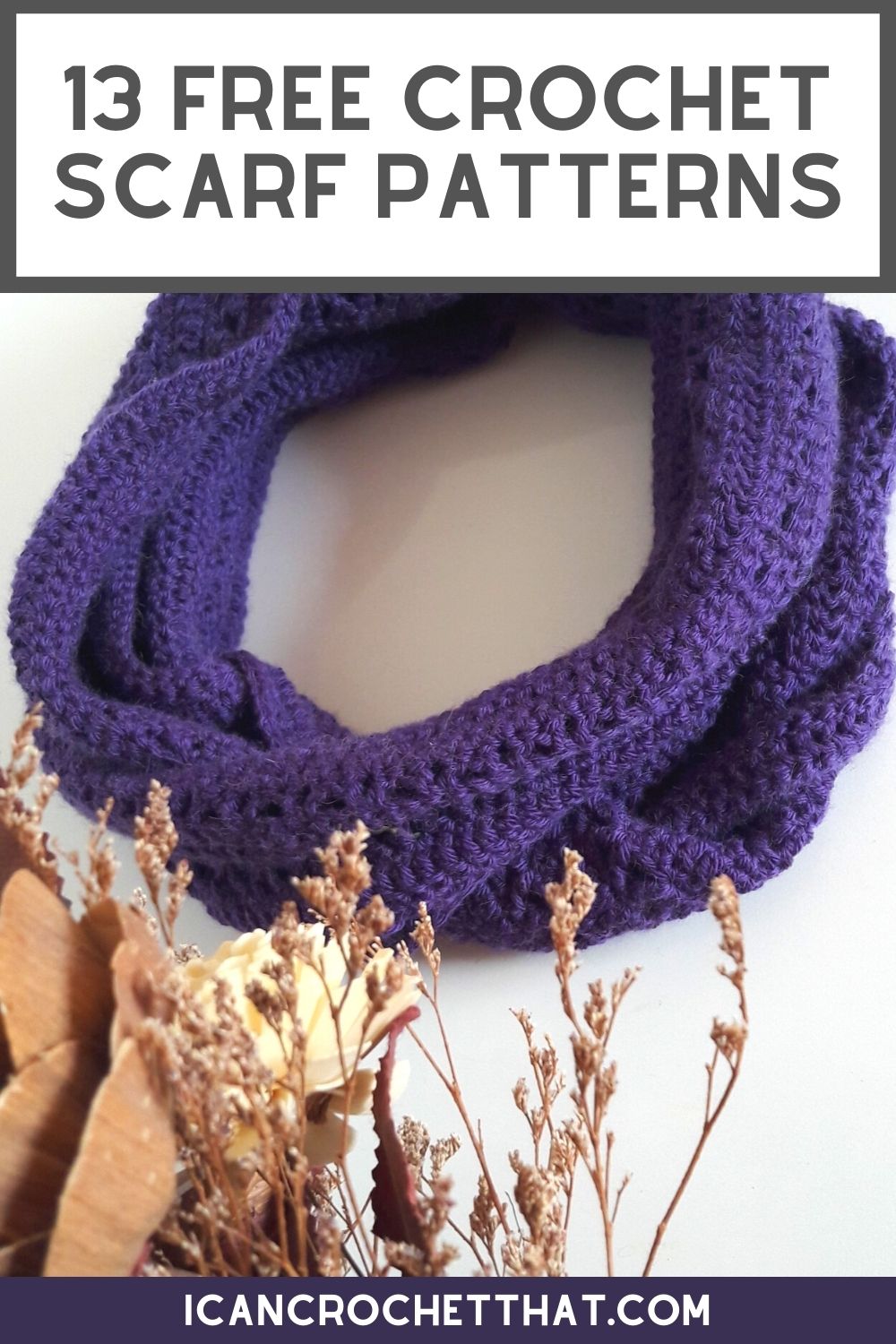 13 Free Crochet Scarf Patterns; The Best Fall Accessory!