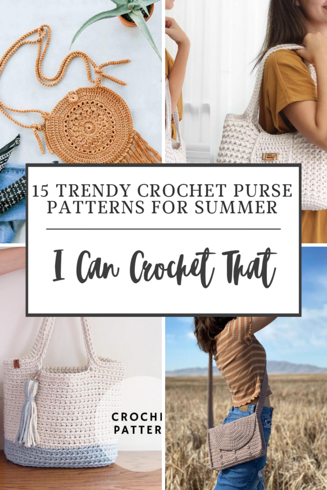 27 Trendy Crochet Purse Patterns for Summer - I Can Crochet That