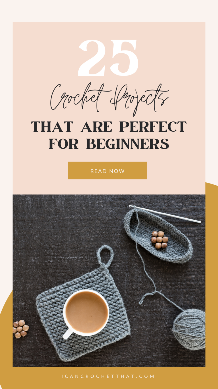 25 Beginner Crochet Projects - From Cozies to Crop Tops