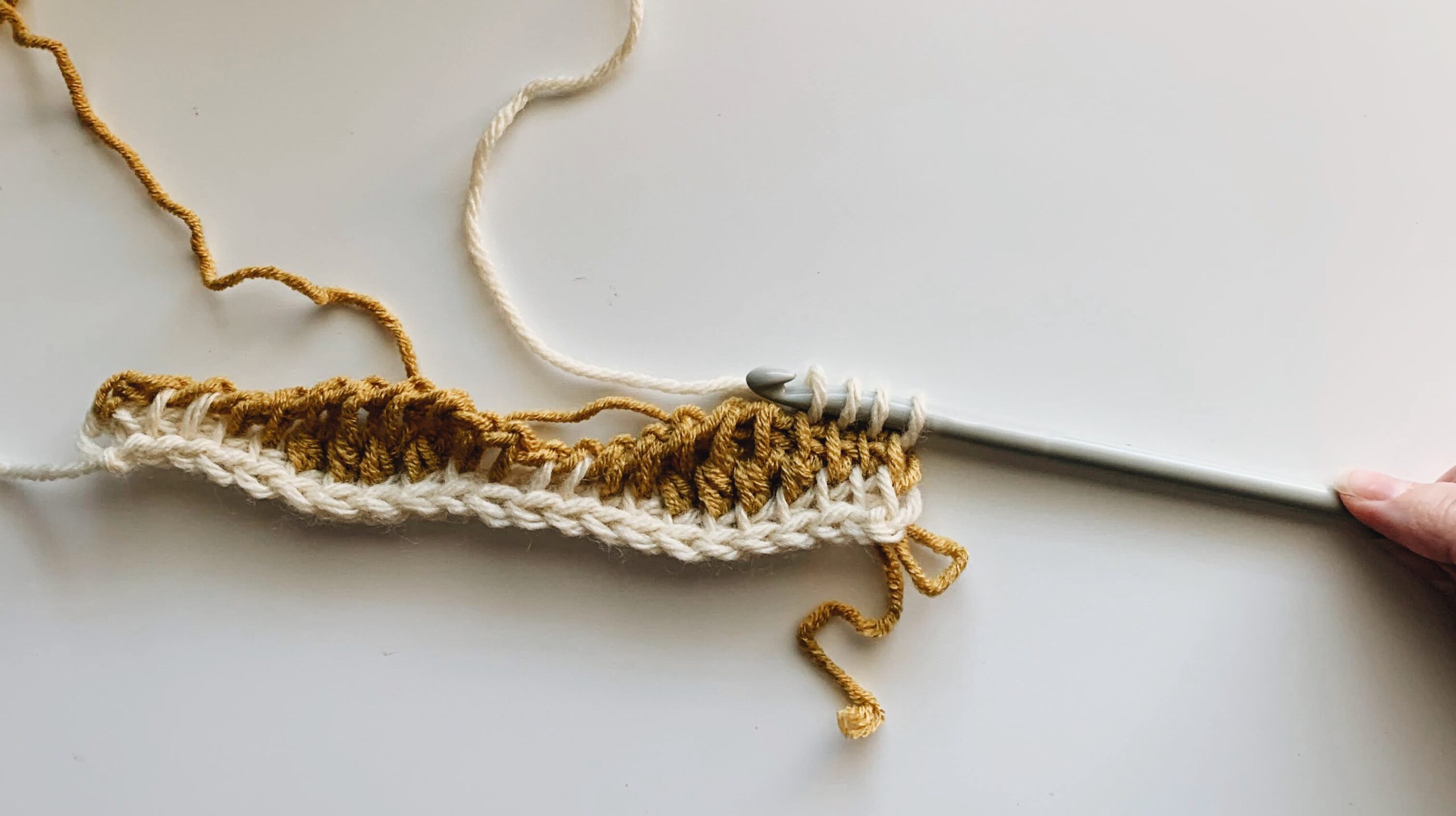 Tunisian Crochet Wave Stitch Video & Photo Tutorial - I Can Crochet That