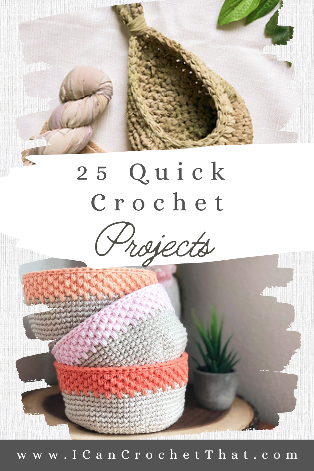 25 Quick Crochet Projects: What to Crochet When You're Bored - I Can ...