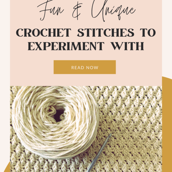 15 Fun Crochet Stitches to Experiment With - I Can Crochet That