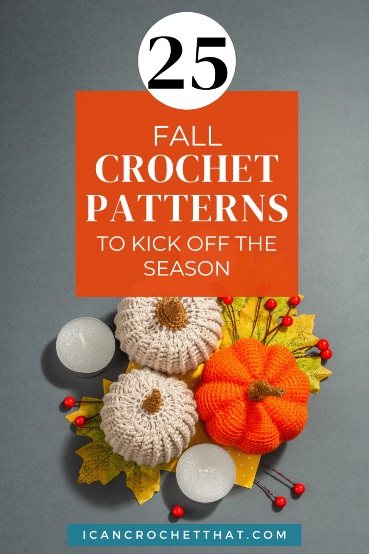 25 Fall Crochet Patterns to Start Off the Season - I Can Crochet That