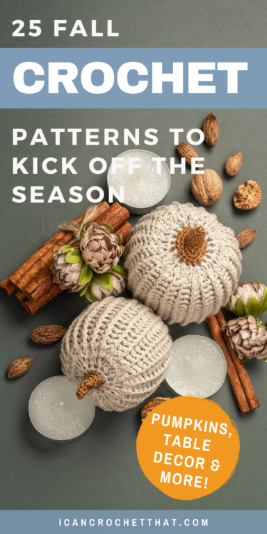 25 Fall Crochet Patterns to Start Off the Season - I Can Crochet That