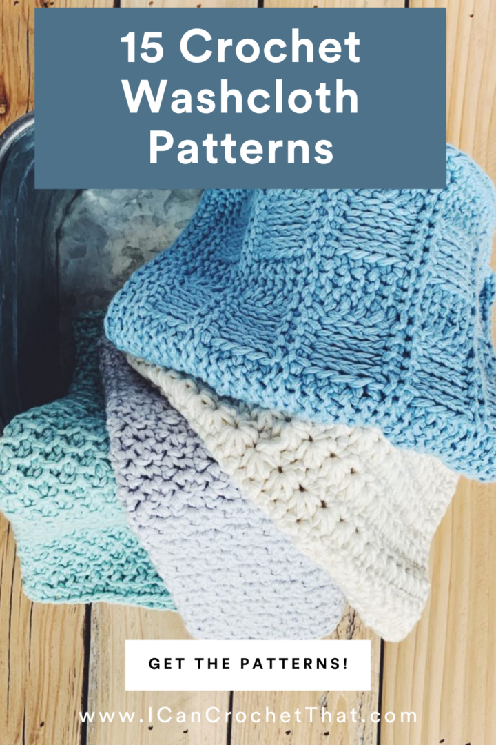 15 Crochet Washcloth Patterns - I Can Crochet That