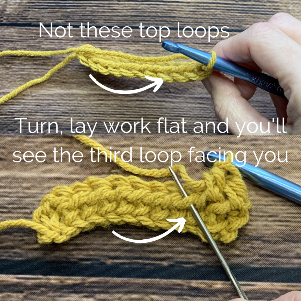 How to Half Double Crochet in the 3rd Loop (hdc 3rd loop)