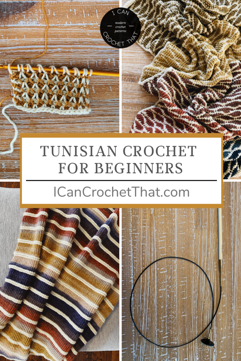 Tunisian Crochet Beginner Series: A Brief Introduction - I Can Crochet That