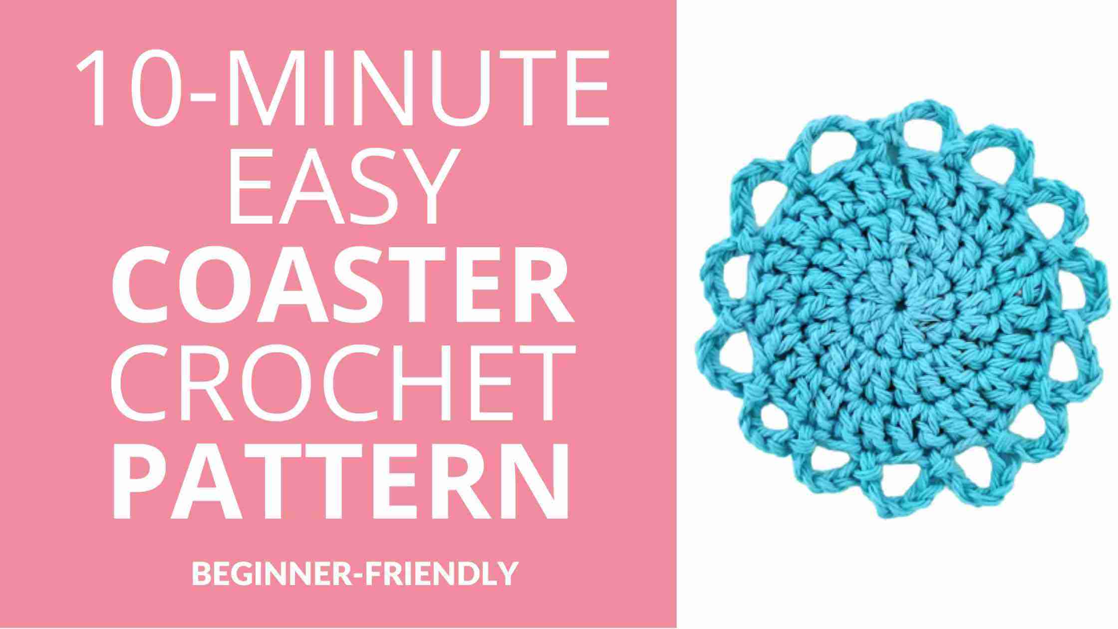 15 Crochet Coaster Patterns + What Yarn to Use - I Can Crochet That