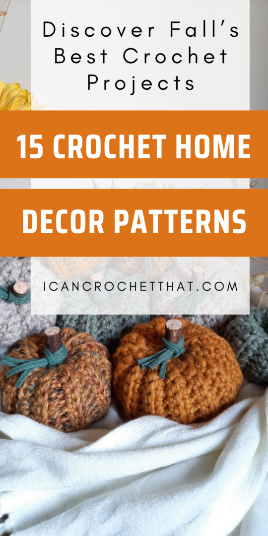 15 Crochet Fall Home Decor Patterns for a Cozy Space