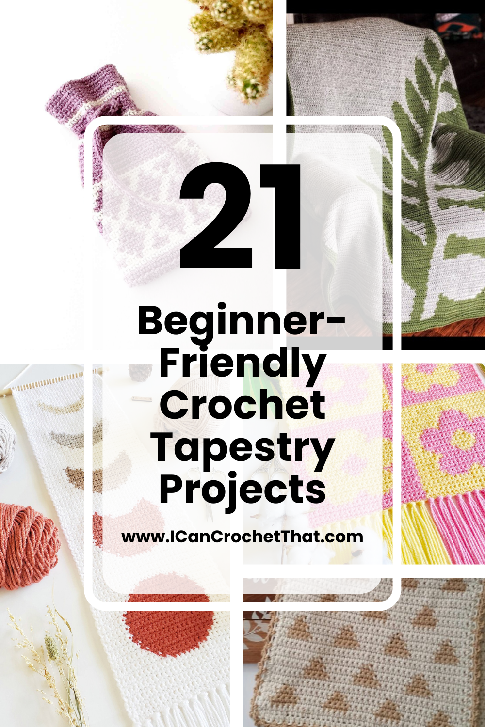 21 Easy Tapestry Crochet Projects for Beginners! - I Can Crochet That