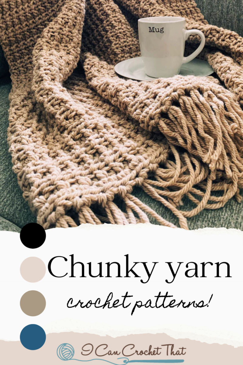 15 Chunky Yarn Crochet Patterns: Apparel, Home Decor + More - I Can ...