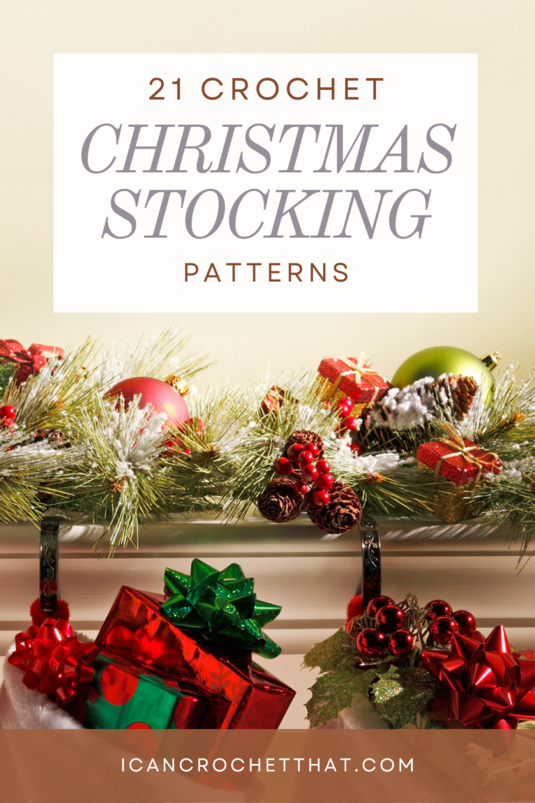 Festive Finds: 21 Must-Try Crochet Christmas Stocking Patterns - I Can ...