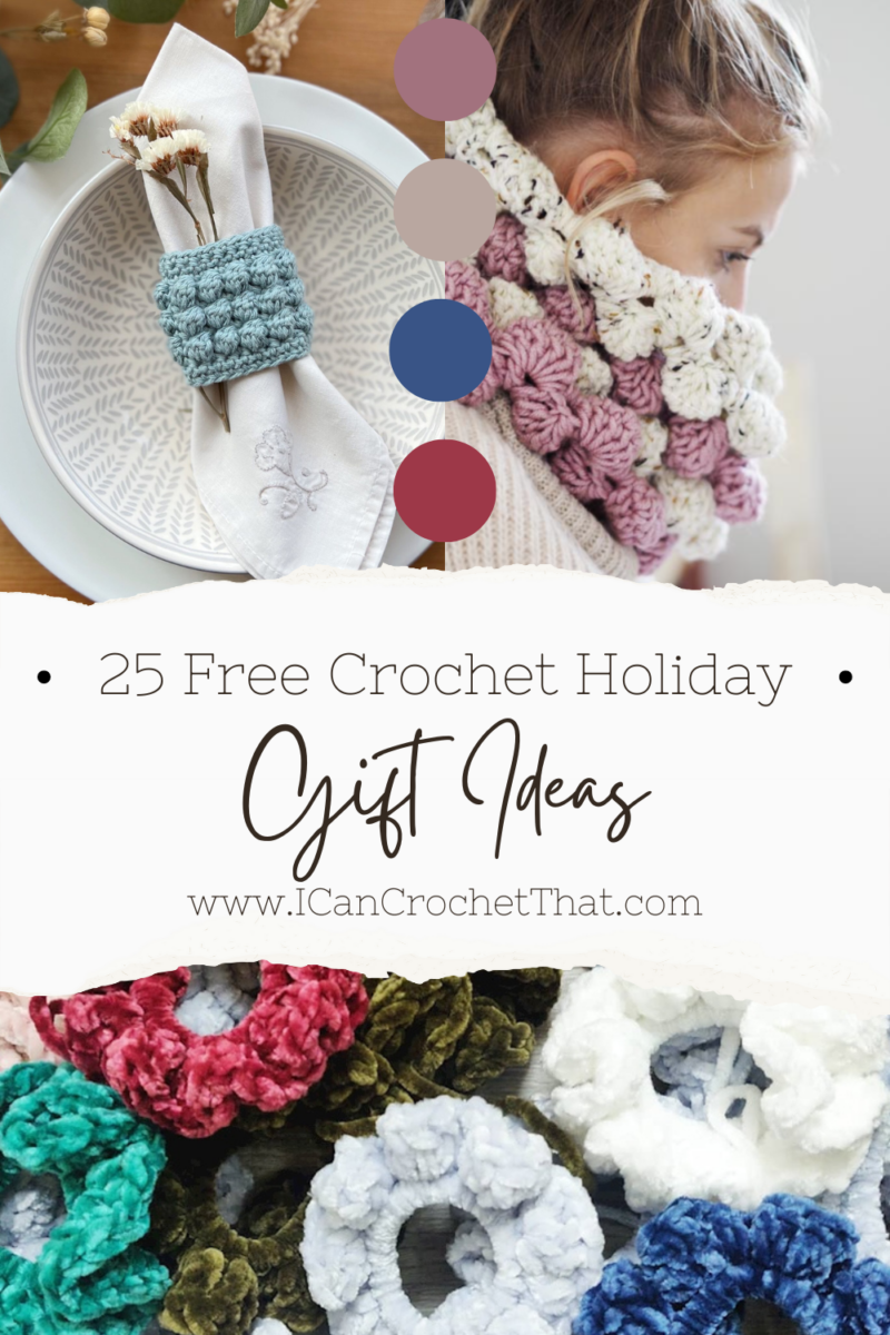 25 Free Crochet Holiday Gift Ideas | I Can Crochet That