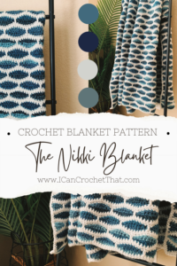 Millstone Crochet Blanket Pattern - The Nikki - I Can Crochet That