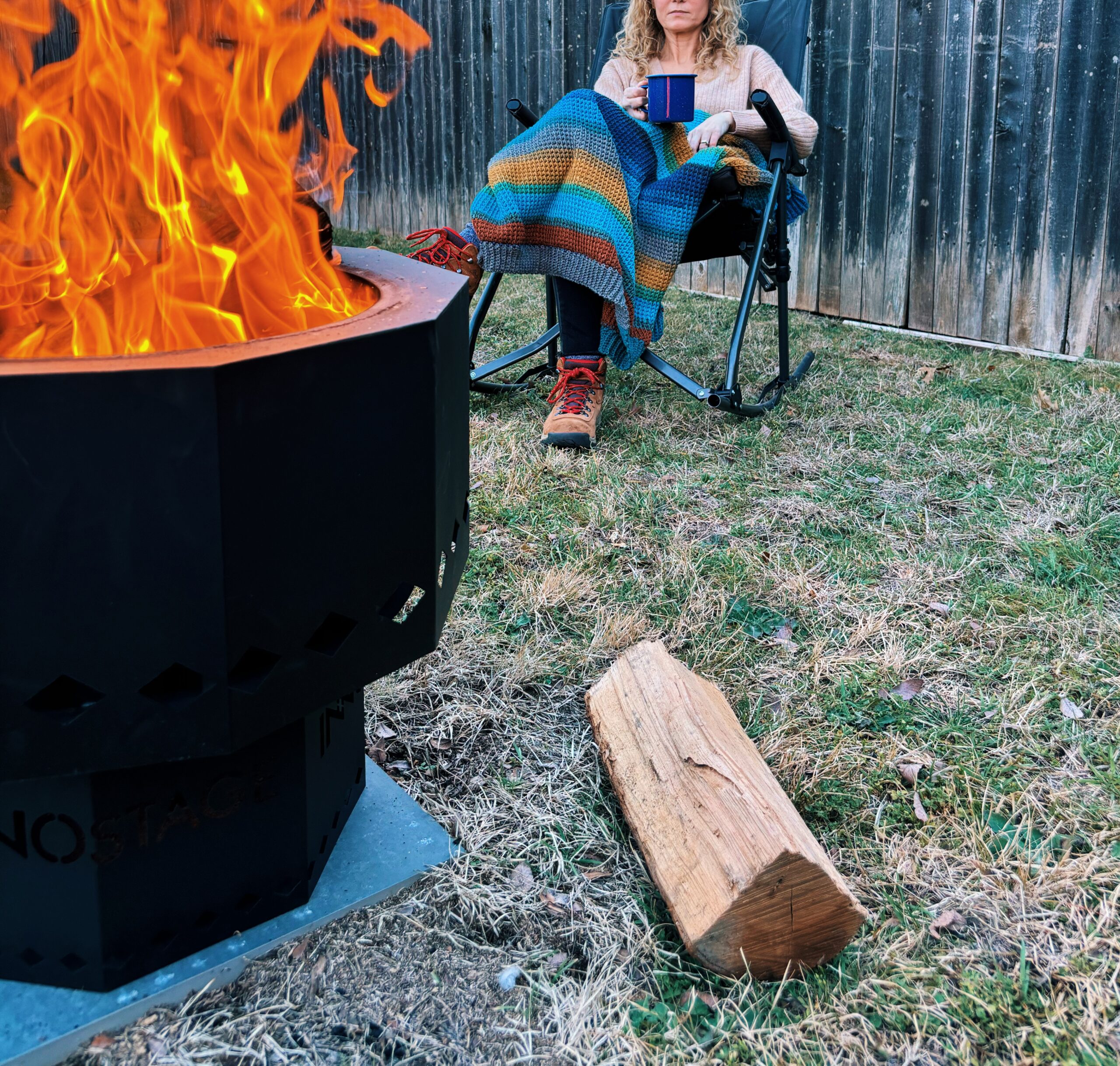 A No-Curl Tunisian Crochet Camping Blanket Pattern - The Quinn - I Can ...