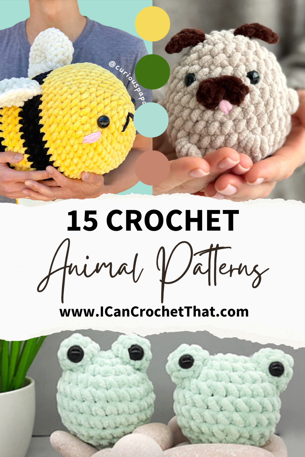 Cute and Cuddly: Discover the Best Crochet Animal Patterns - I Can ...