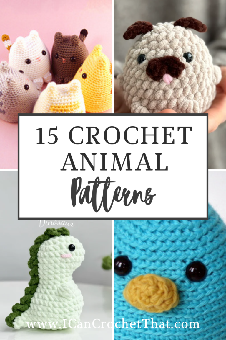 Cute and Cuddly: Discover the Best Crochet Animal Patterns - I Can ...