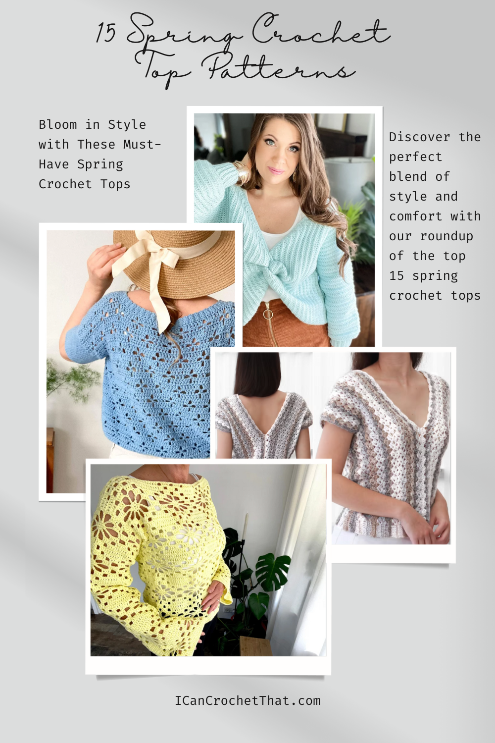 15 Spring Crochet Top Patterns: Refresh Your Wardrobe
