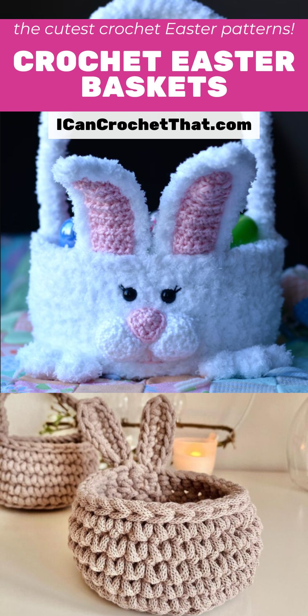 21 Adorable Crochet Easter Basket Patterns for Every Skill Level - I ...