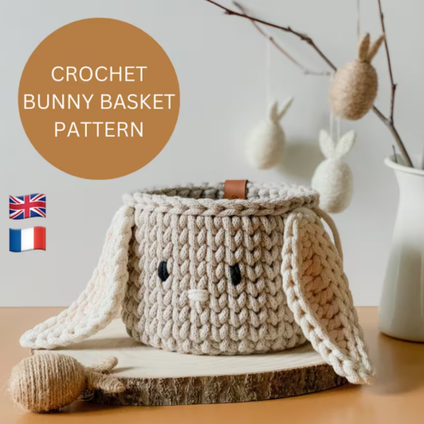 21 Adorable Crochet Easter Basket Patterns for Every Skill Level - I ...