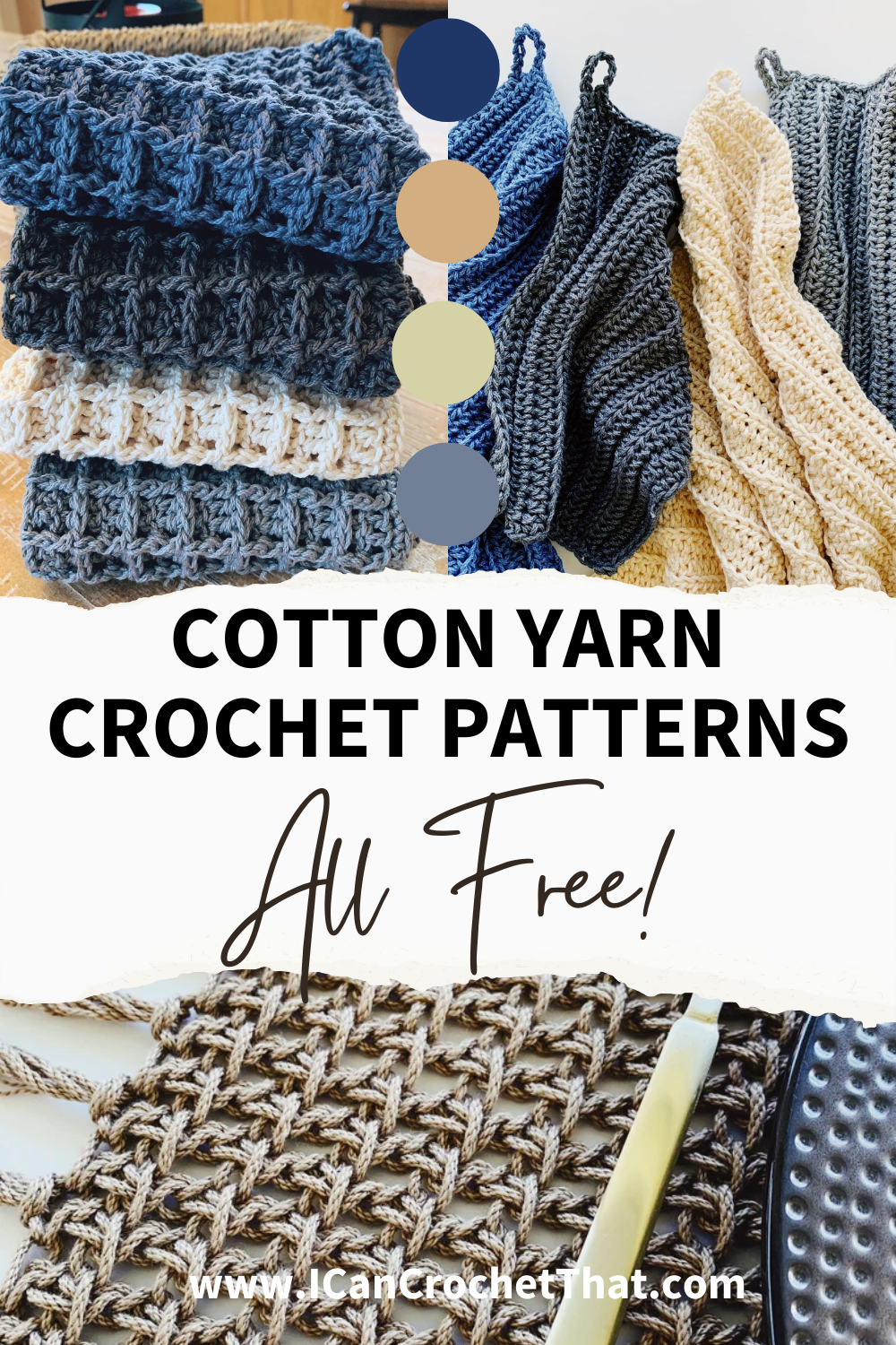 5 Affordable, High-Quality Cotton Yarns for Crocheters + Patterns! - I ...