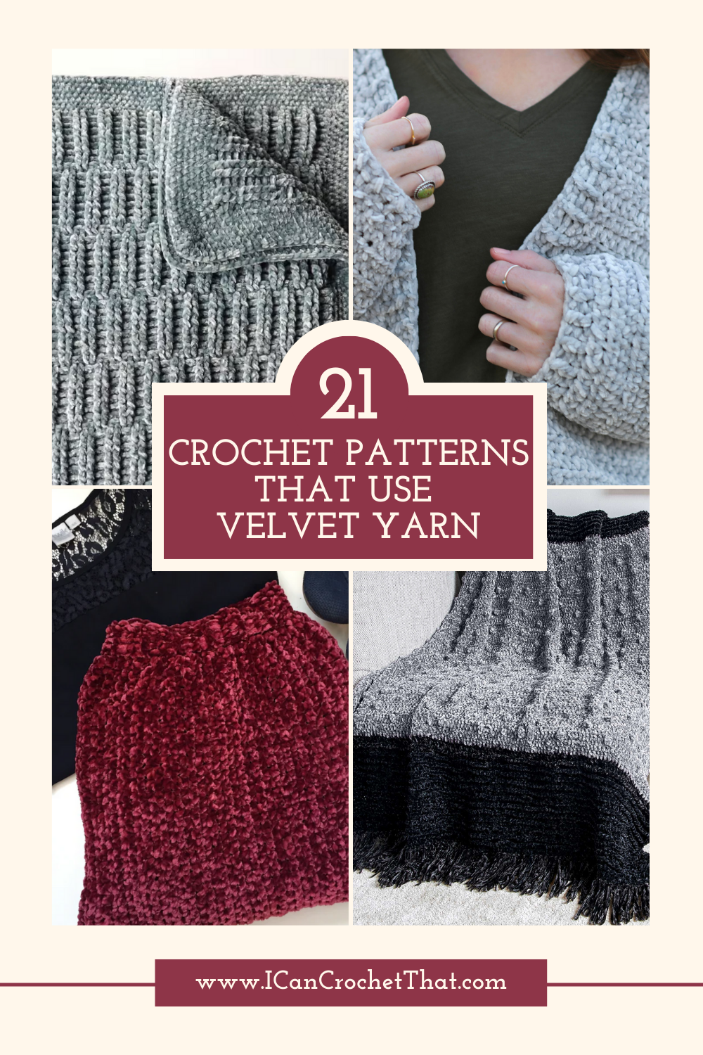 Explore Top 21 Velvet Yarn Crochet Patterns