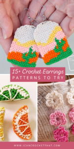 DIY Crochet Jewelry: 15 Beautiful Earrings Patterns to Try - I Can ...