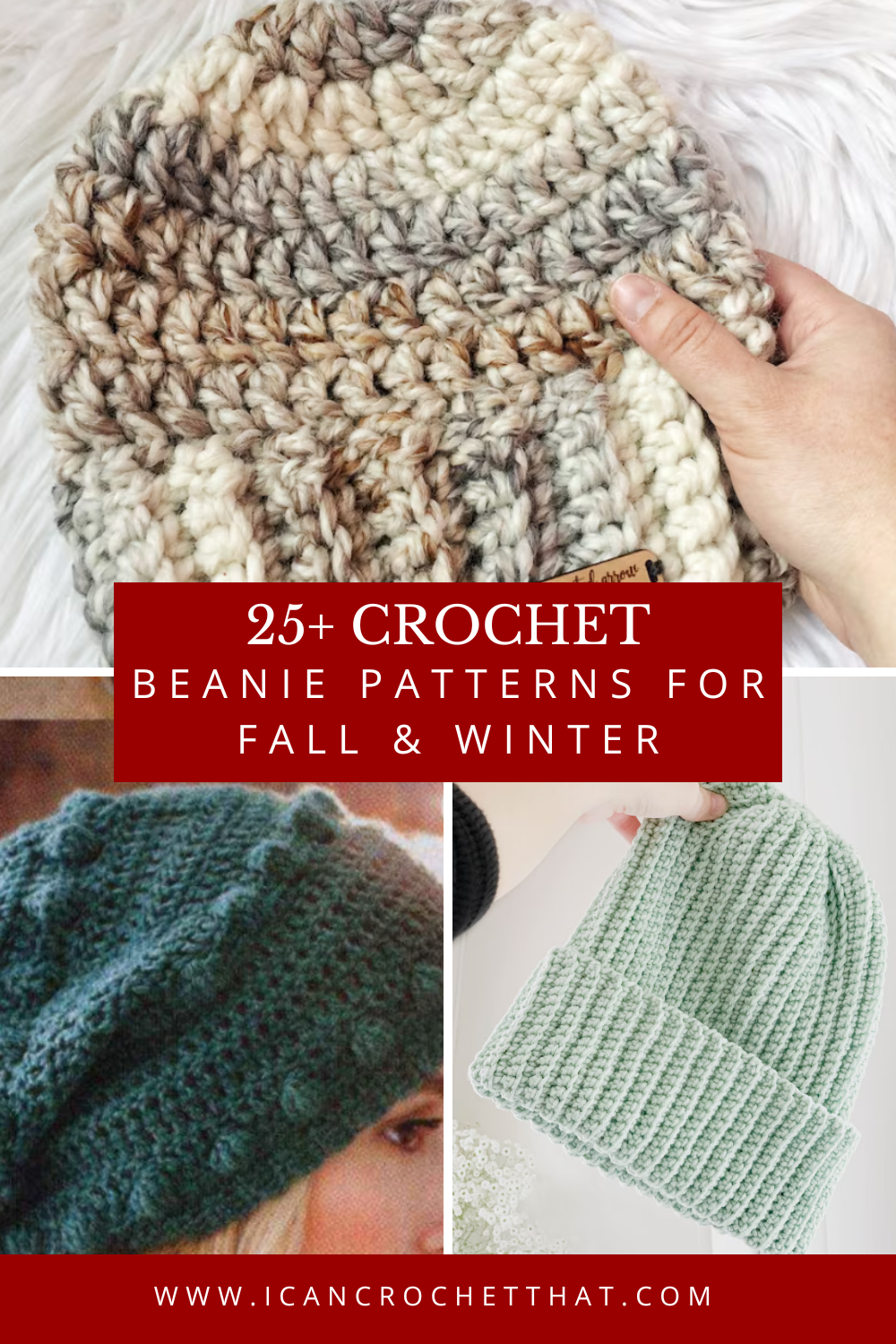 25 Crochet Beanie Patterns: Fall's Perfect Outfit Accessory