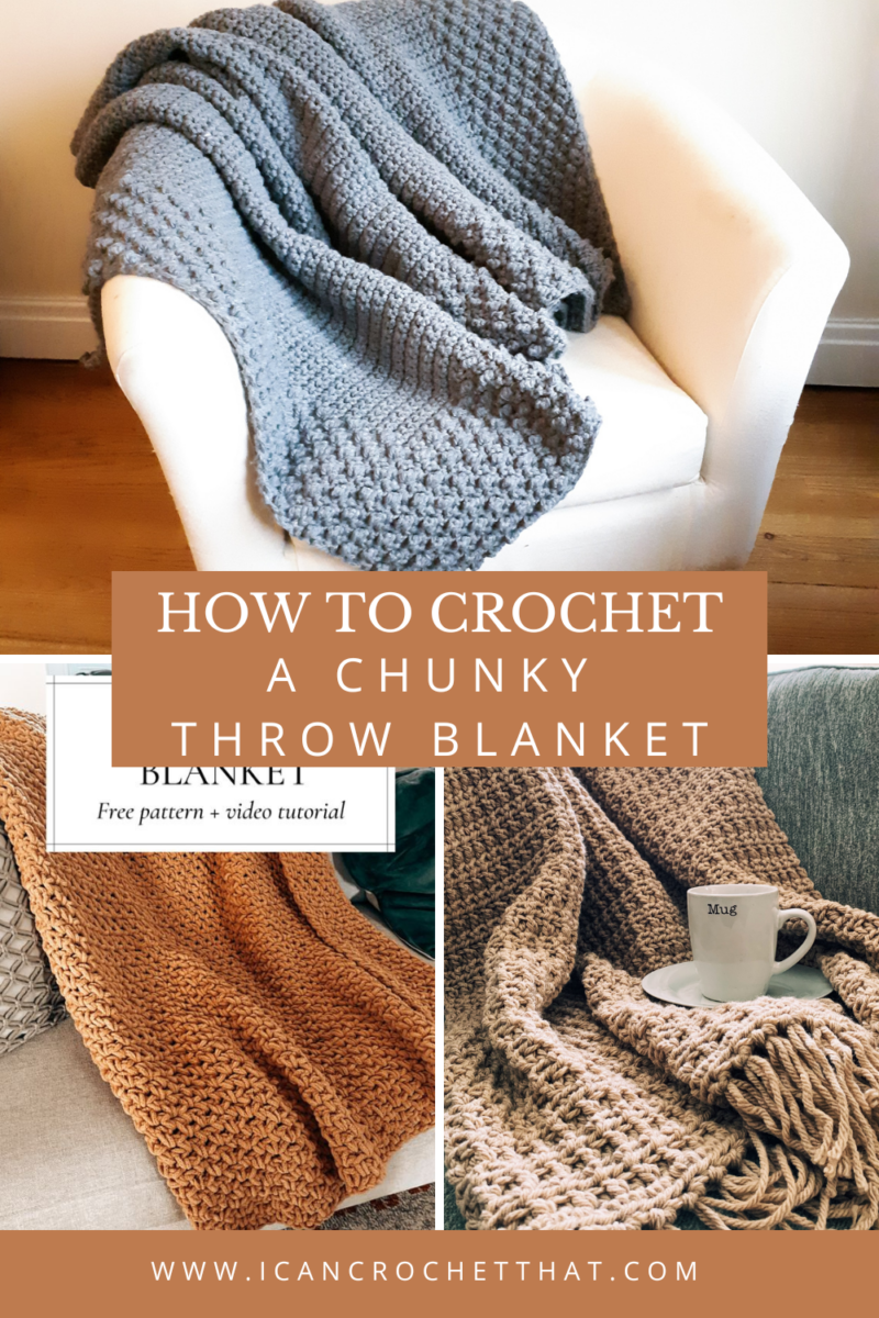 30+ Quick Chunky Crochet Throw Patterns for Your Next Project - I Can ...