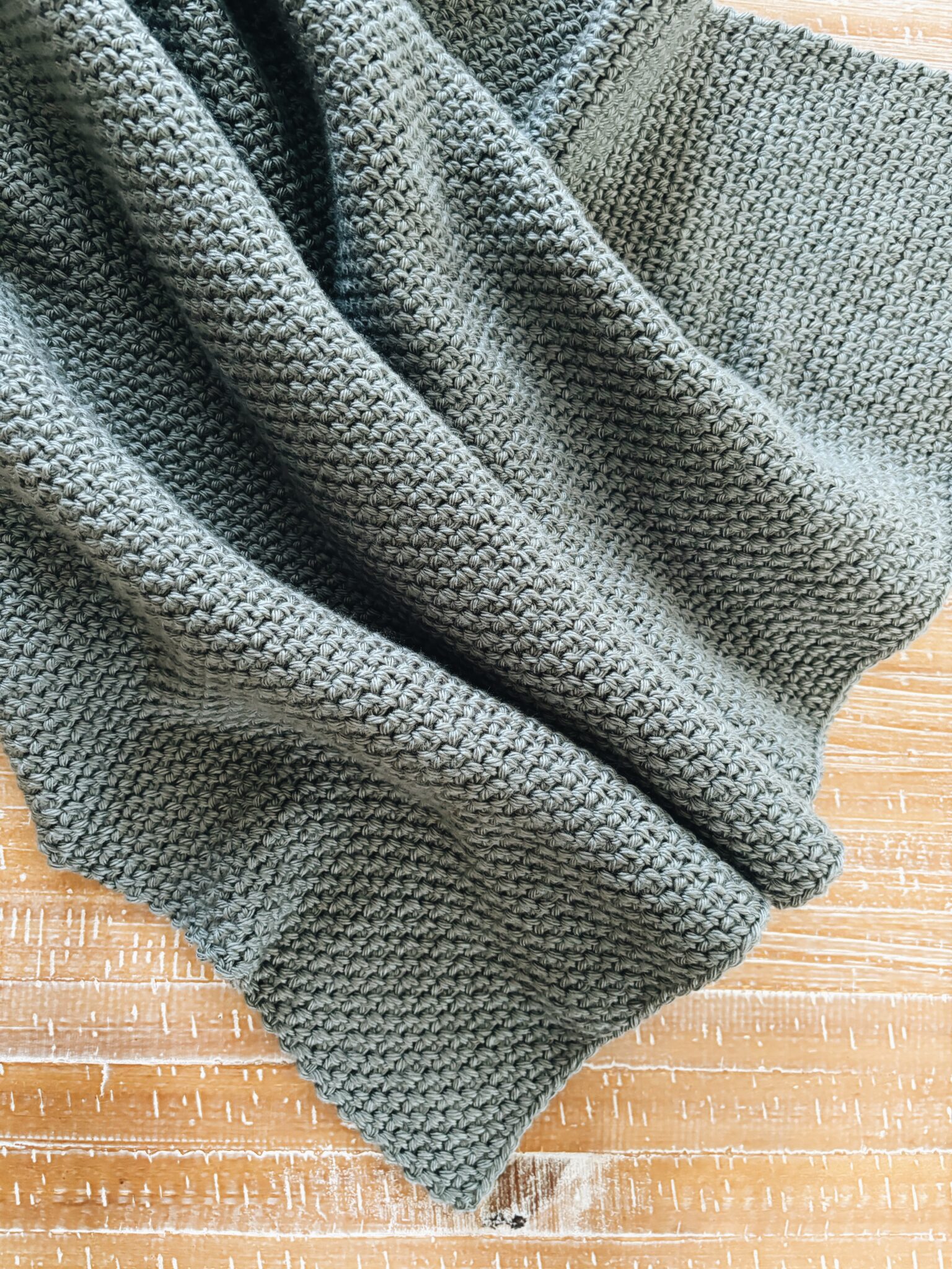 Simple Linen Stitch Crochet Throw Pattern - I Can Crochet That