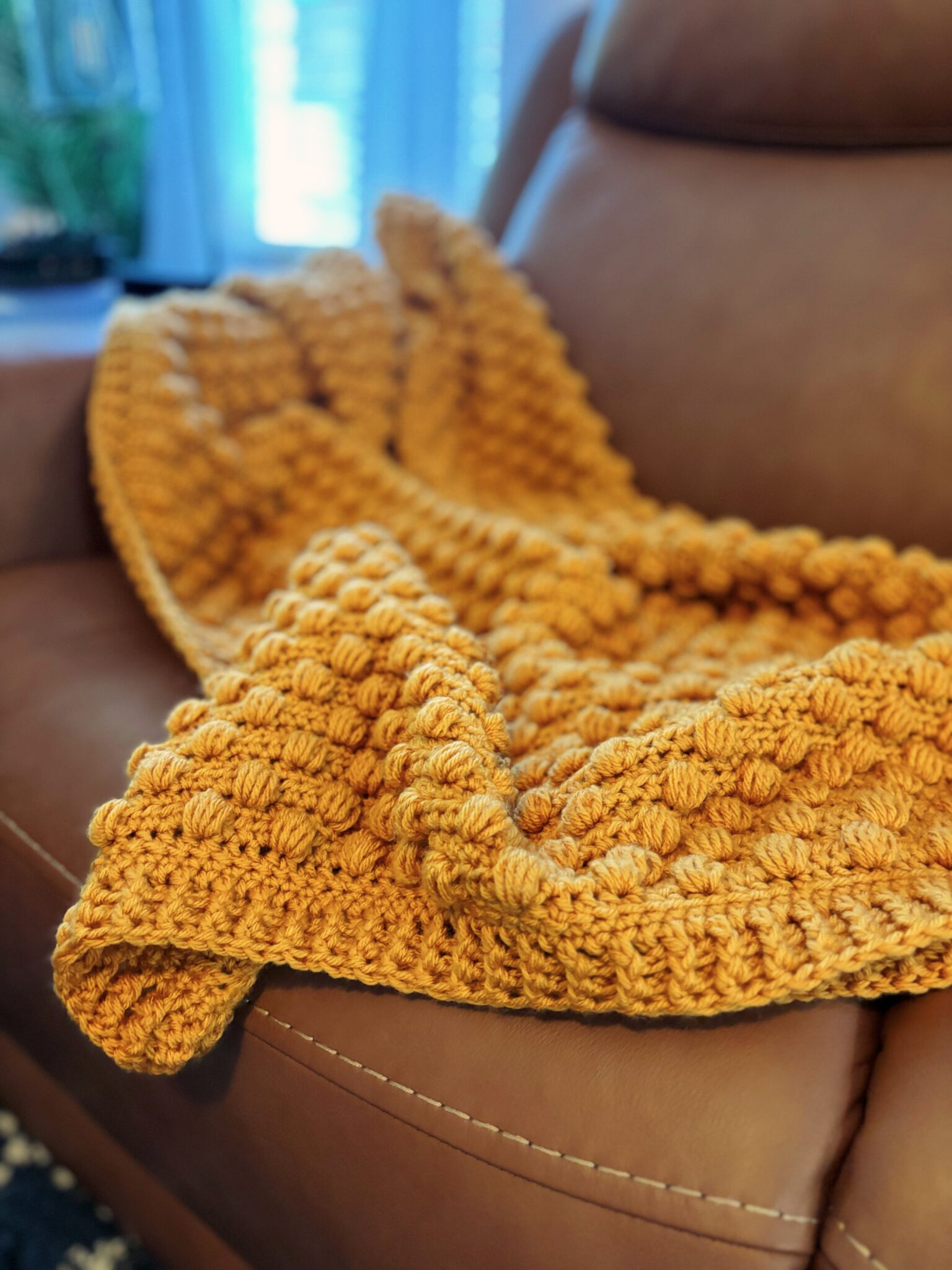 A Free Textured Crochet Blanket Pattern - The Wynn - I Can Crochet That