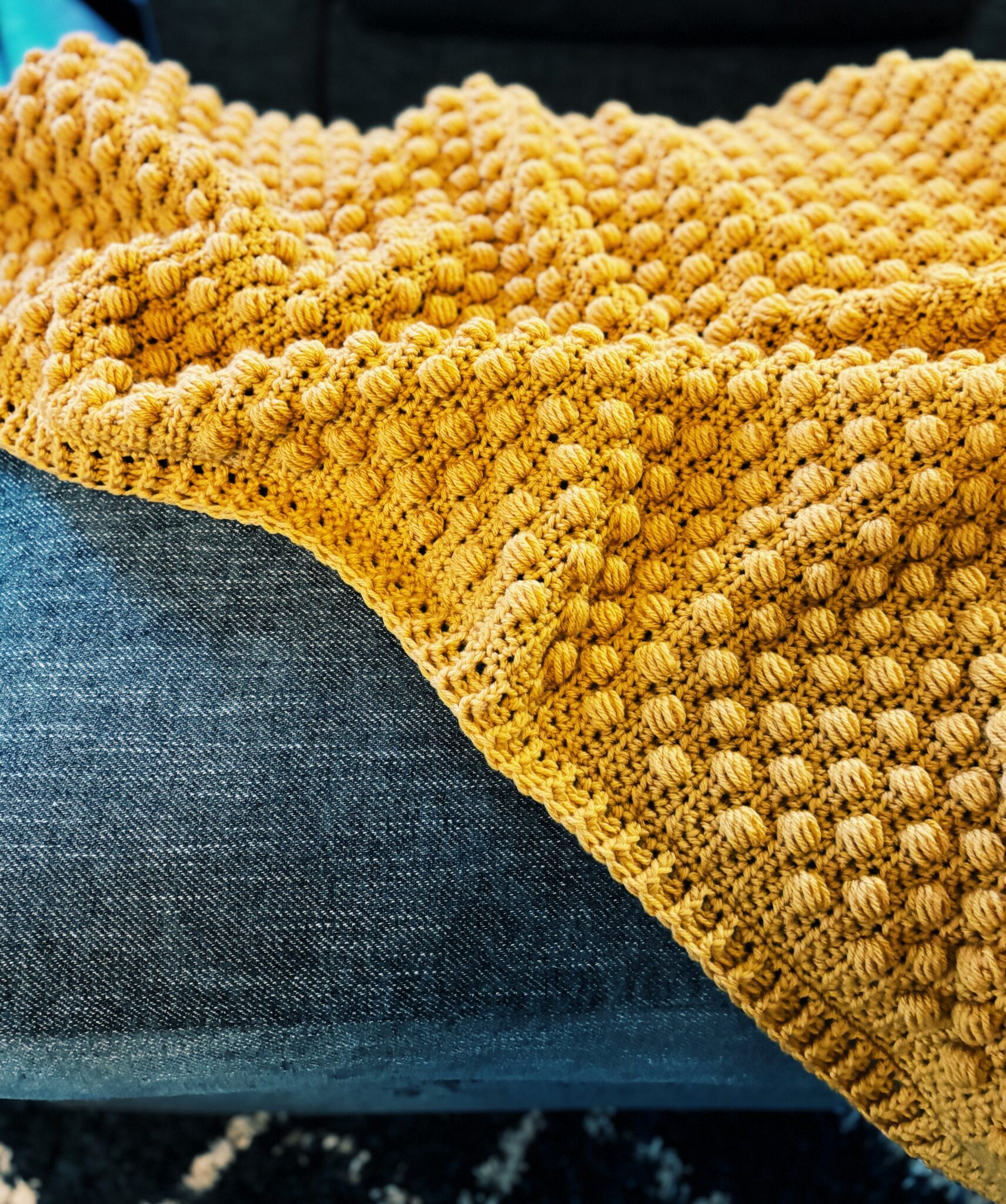 A Free Textured Crochet Blanket Pattern - The Wynn - I Can Crochet That