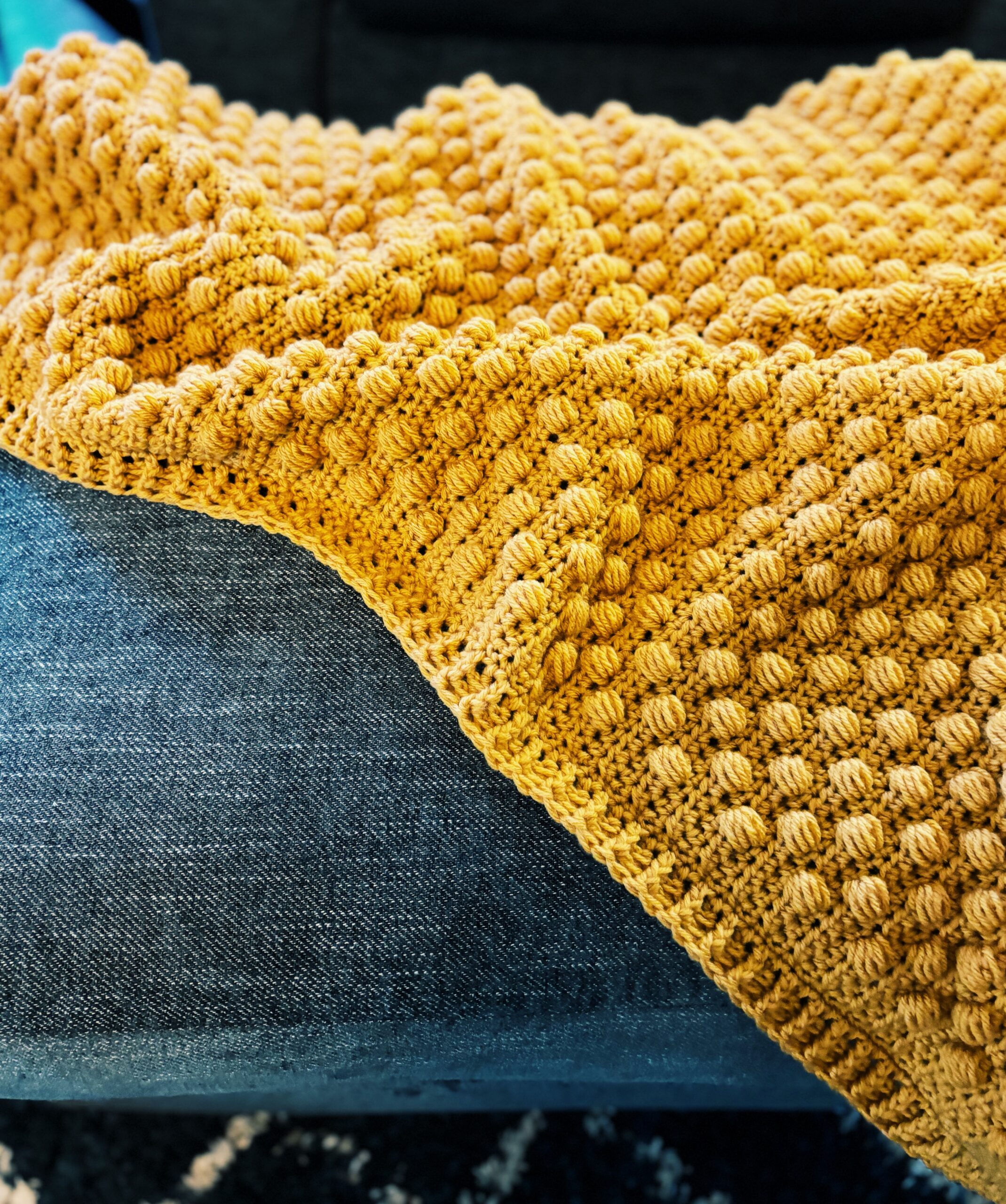 A Free Textured Crochet Blanket Pattern - The Wynn - I Can Crochet That
