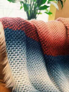 Free Tunisian Crochet Gradient Blanket Pattern - I Can Crochet That