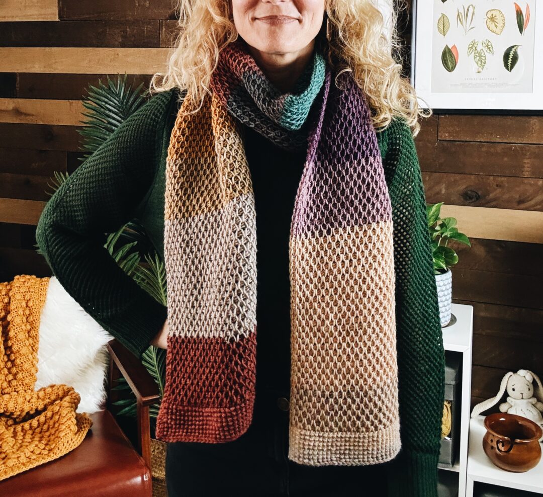 15 Stunning Tunisian Crochet Scarf Patterns for All Skill Levels - I ...