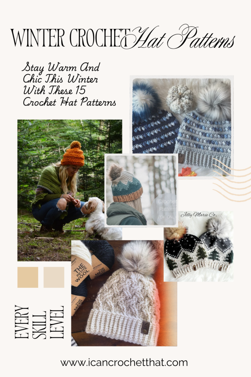 15 Crochet Winter Hat Patterns for Every Skill Level