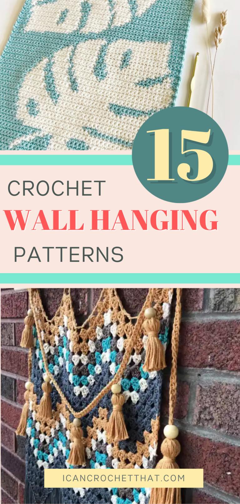 Crochet Wall Hangings: 15 Patterns for Every Style and Skill Level - I ...
