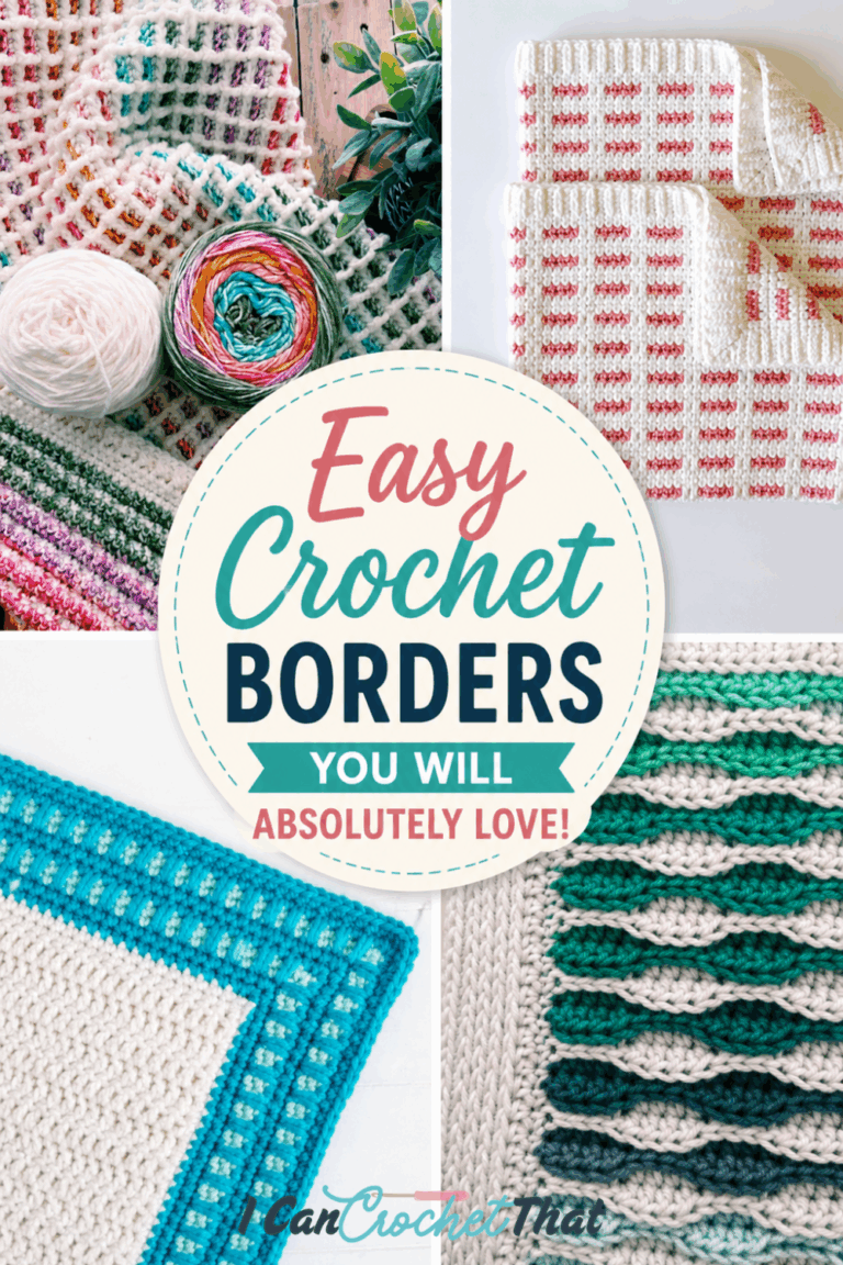 13 Easy Crochet Borders for the Perfect Finishing Touch - I Can Crochet ...