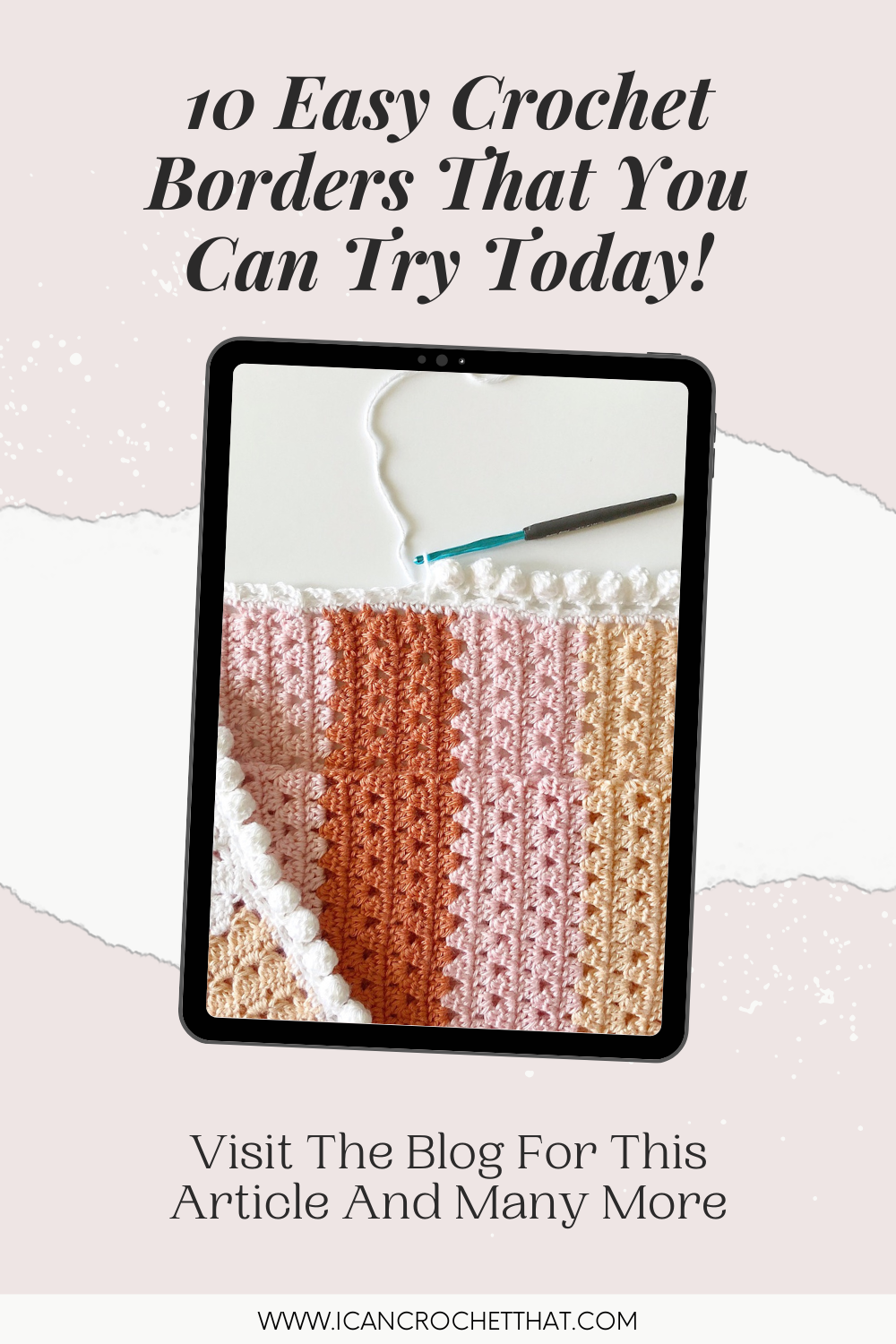 10 Easy Crochet Borders for the Perfect Finishing Touch - I Can Crochet ...
