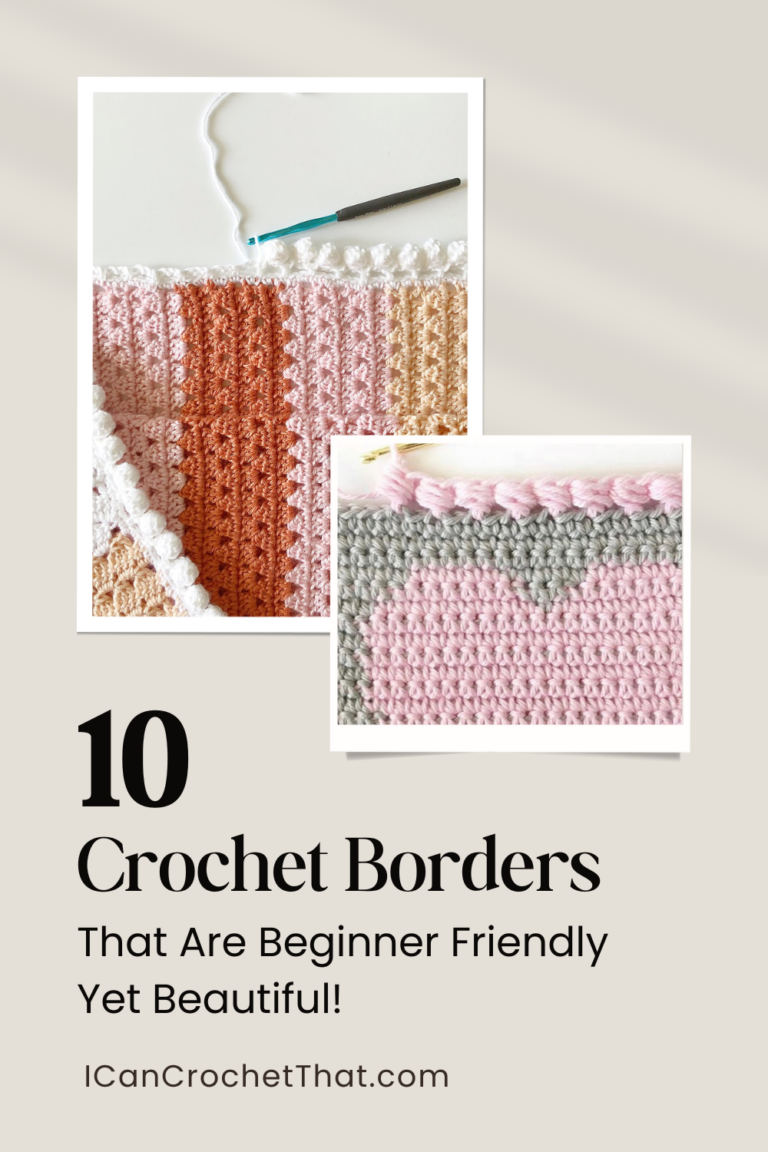 10 Easy Crochet Borders for the Perfect Finishing Touch - I Can Crochet ...