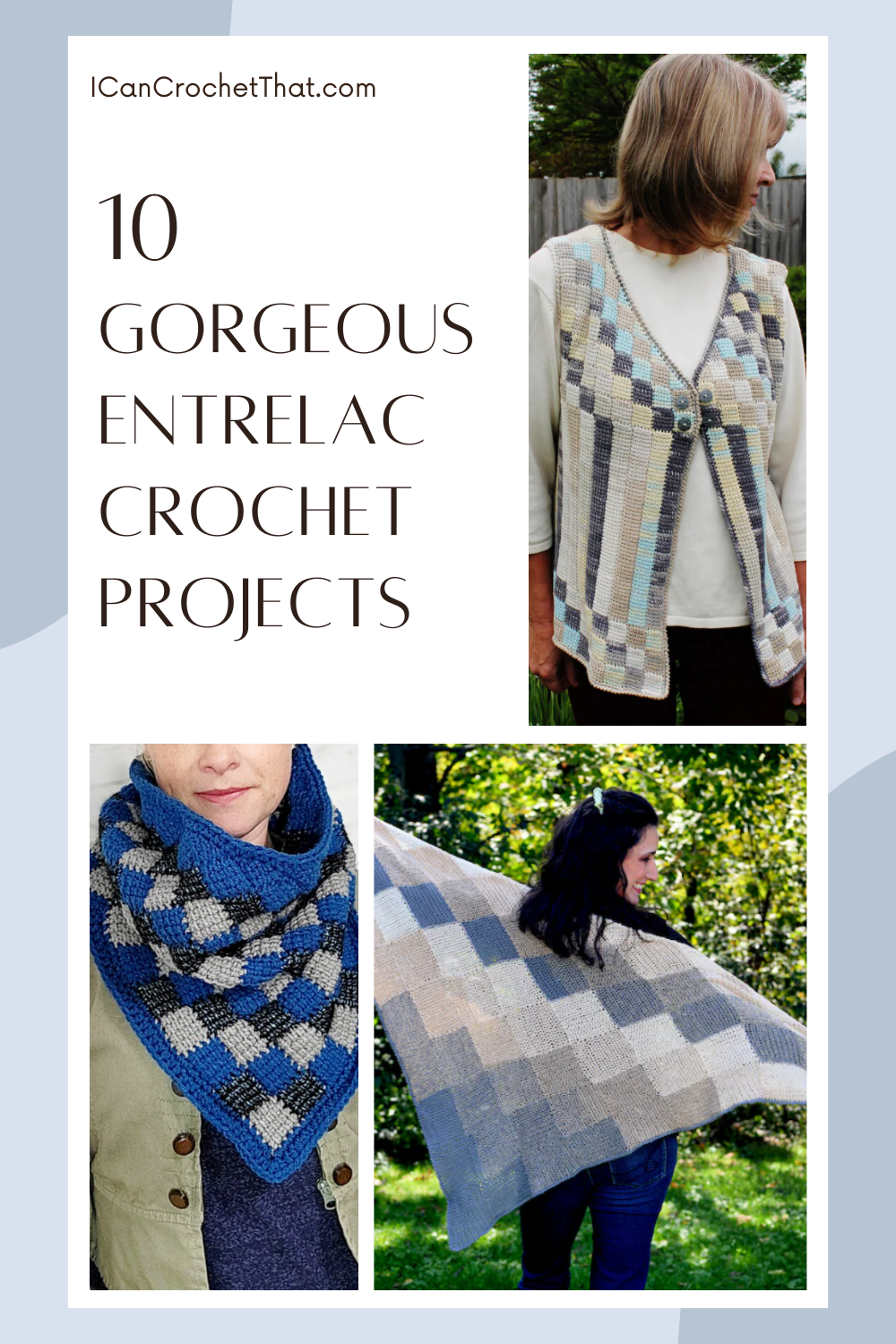 10 Gorgeous Entrelac Crochet Projects to Explore