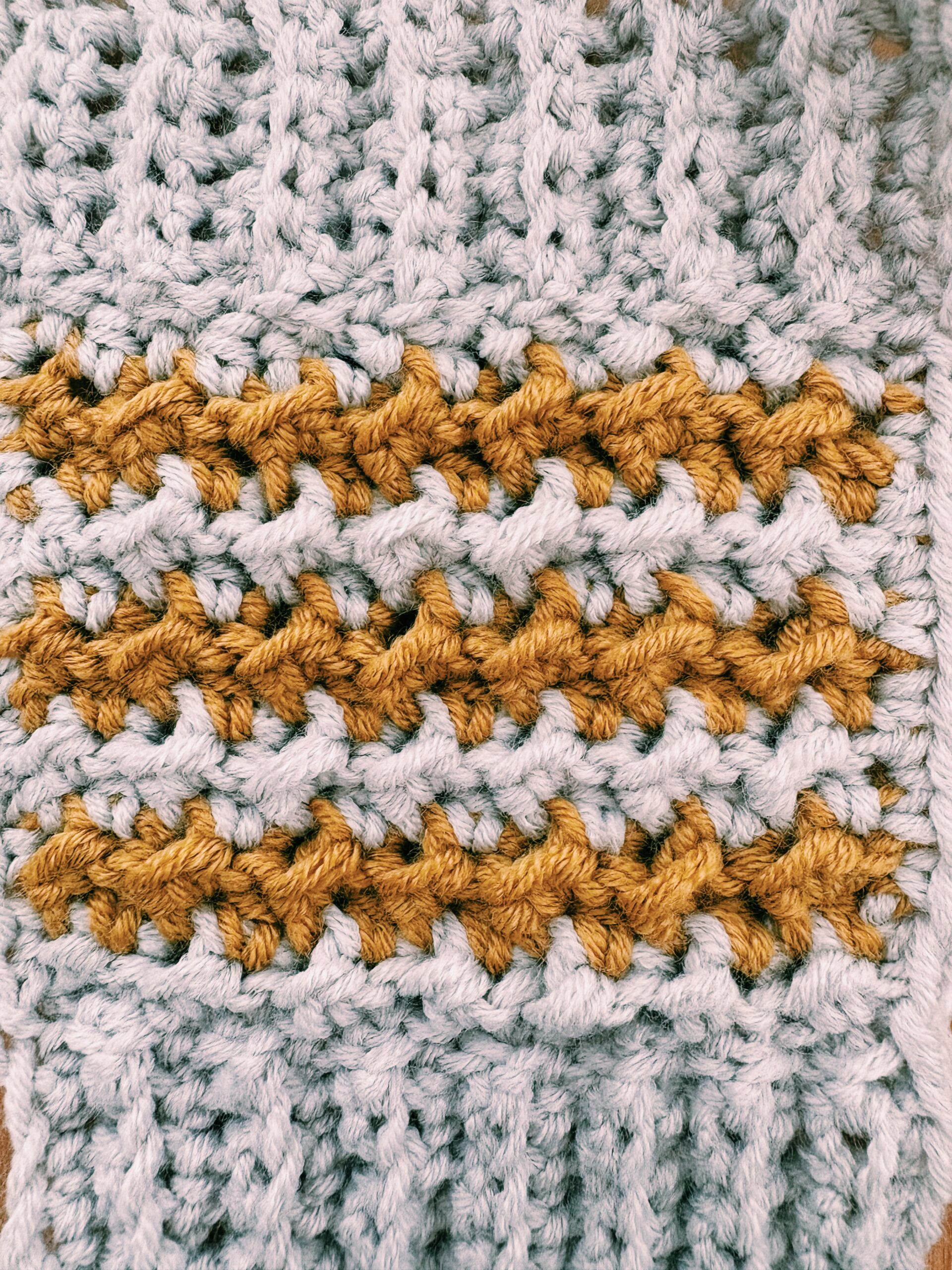 Crochet Crunch Stitch with Two Colors Video Tutorial - I Can Crochet That