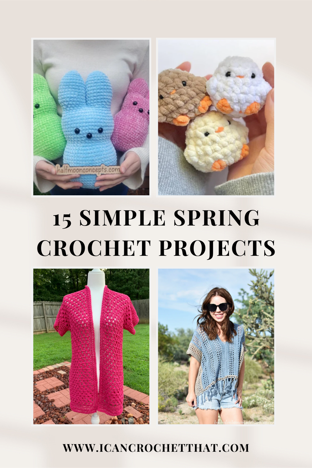 15 Simple Spring Crochet Projects for Beginners