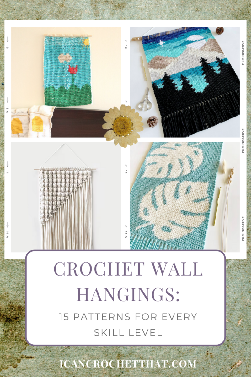 Crochet Wall Hangings: 15 Patterns for Every Style and Skill Level - I ...