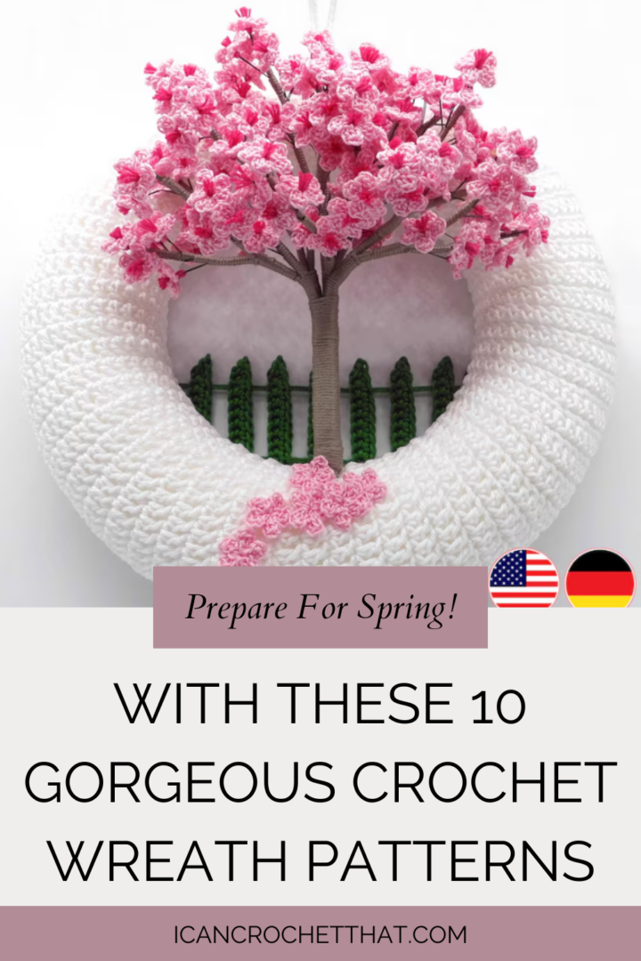 Welcome Spring with These 10 Gorgeous Crochet Wreath Patterns - I Can ...