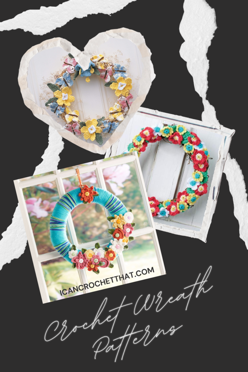 Welcome Spring with These 10 Gorgeous Crochet Wreath Patterns - I Can ...