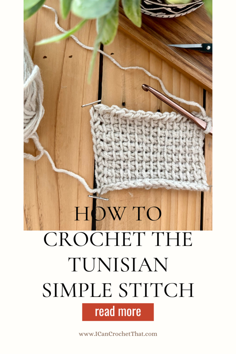 How to: Tunisian Crochet Simple Stitch (TSS) – A Beginner’s Guide - I Can Crochet That
